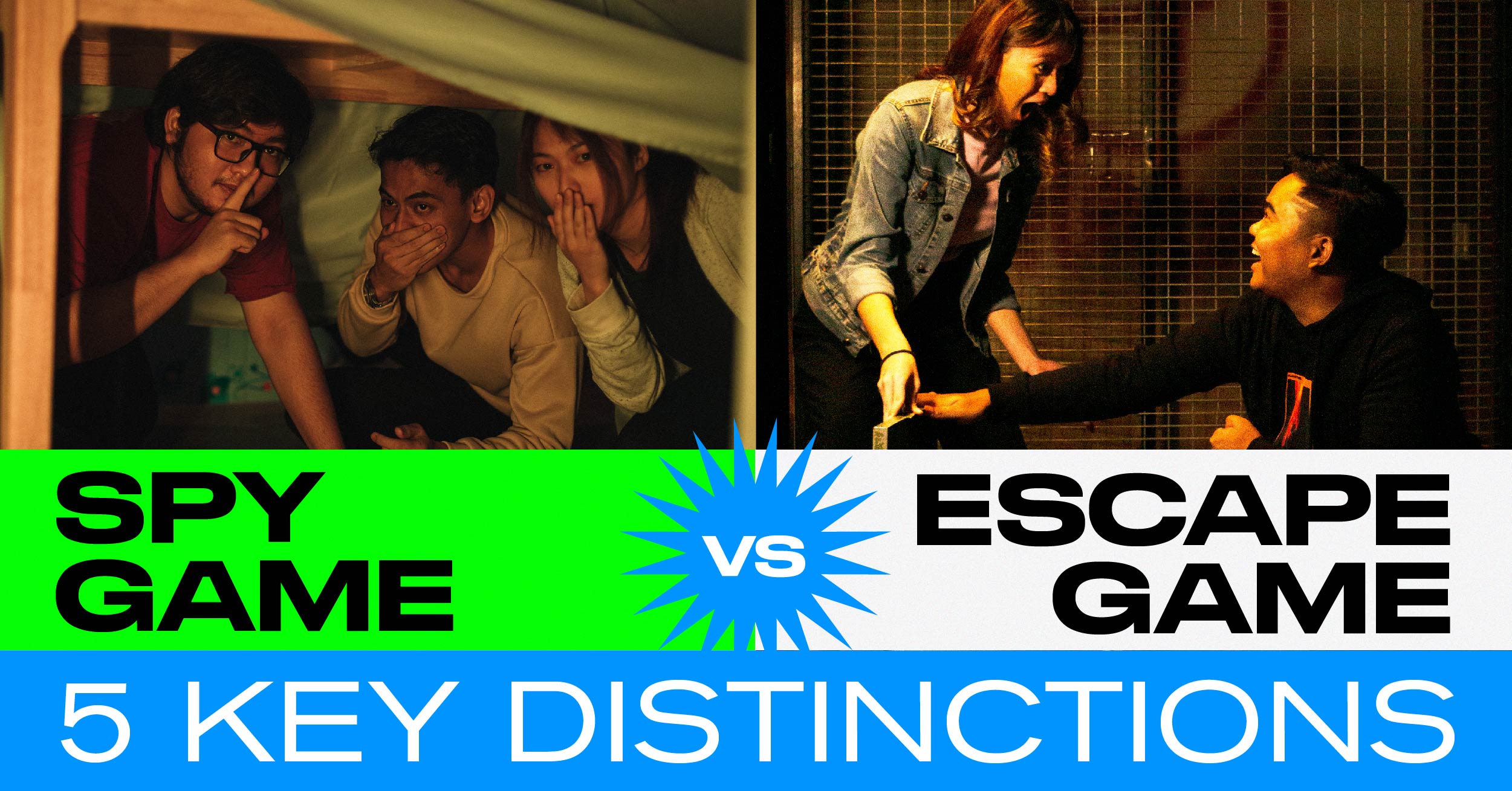 Spy Game vs Escape Game 5 Key Distinctions | Breakout