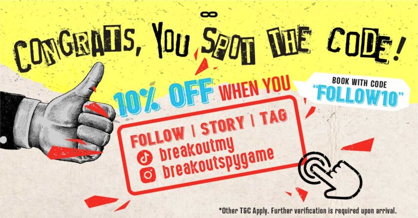 Book Your Breakout Escape Room Experience here