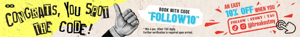 Book Your Breakout Escape Room Experience here