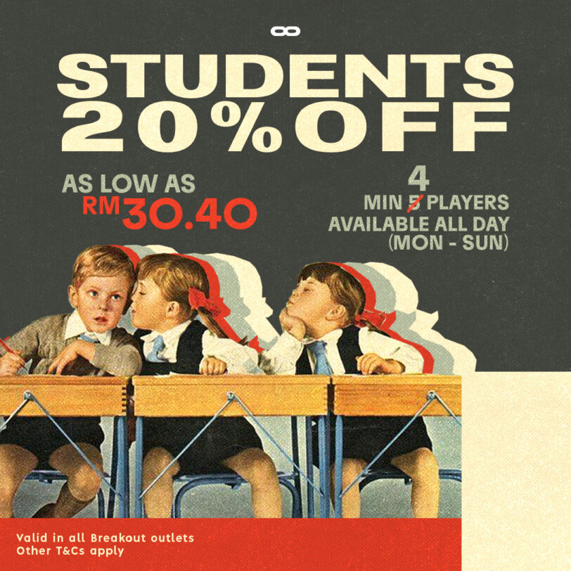 Breakout | Price Per Player | Student Price | Promotions